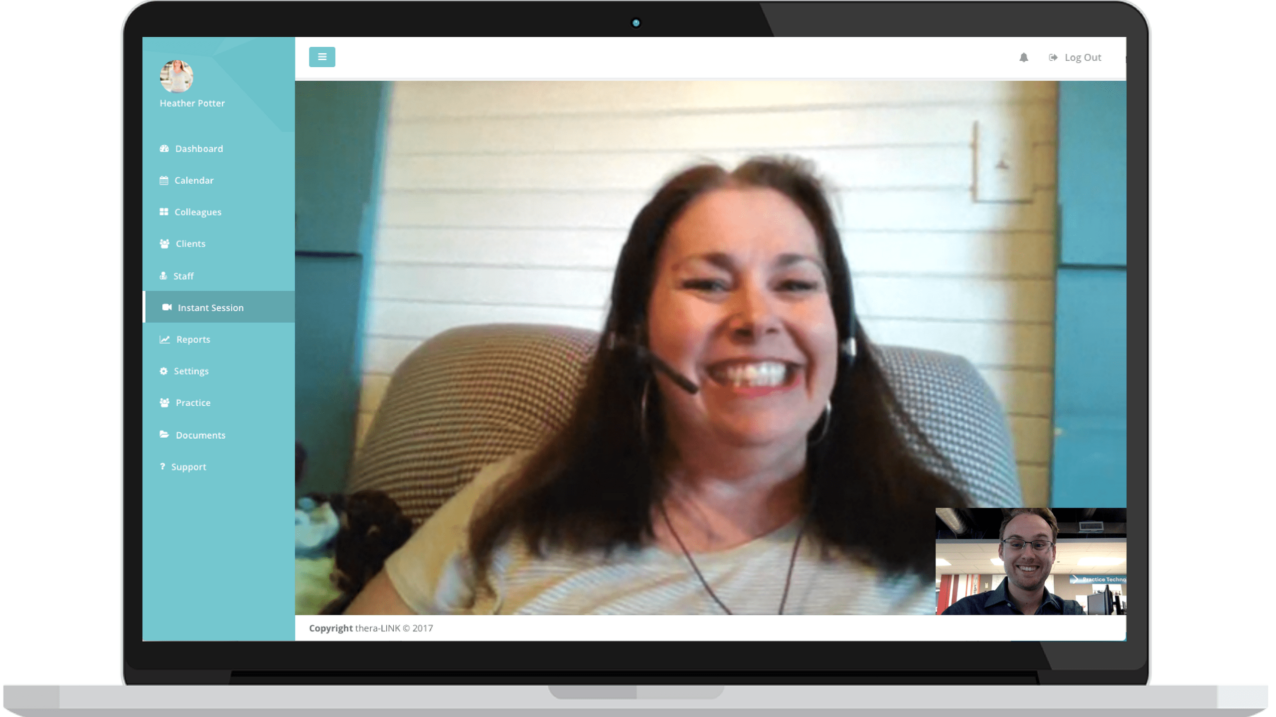 videosession-laptop – thera-LINK